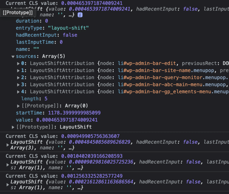 Detectar elementos con CLS alto de una Web (Core Web Vitals)